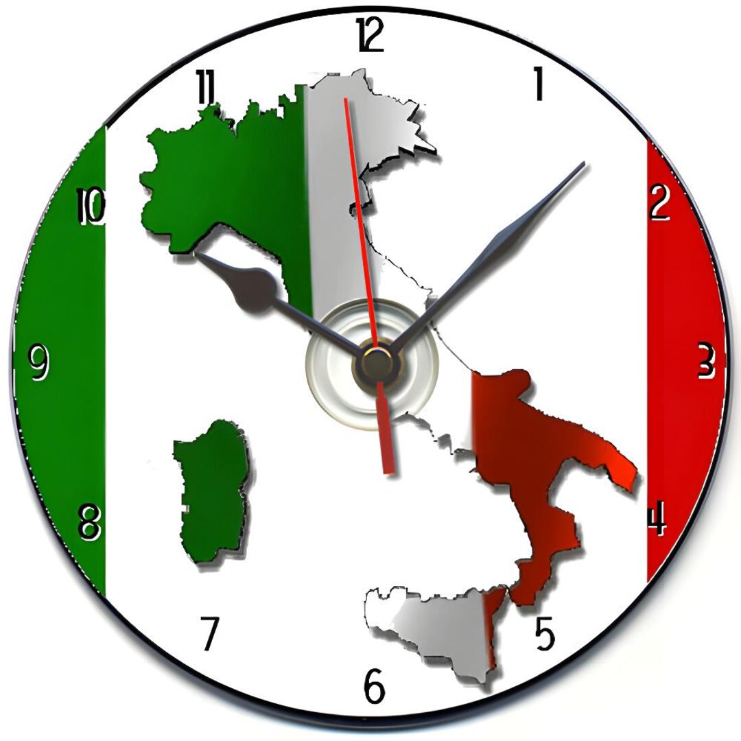 Italian, Italy Flag, Patriotic Dvd Clock Unusual Gift Idea ...