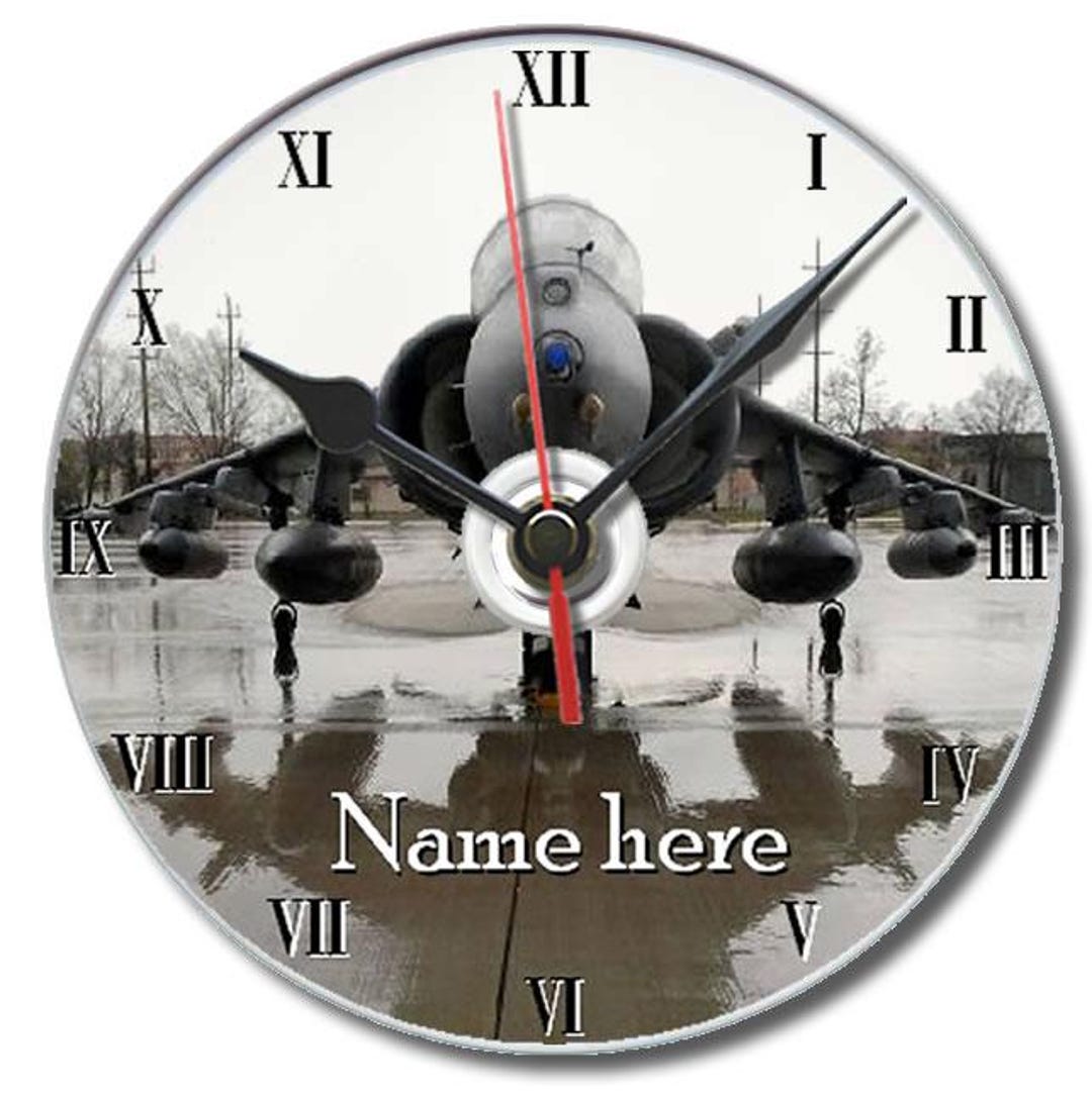 Harrier Jump Jet, Militaria, RAF, Air Force Dvd Clock Unusual Gift Idea ...
