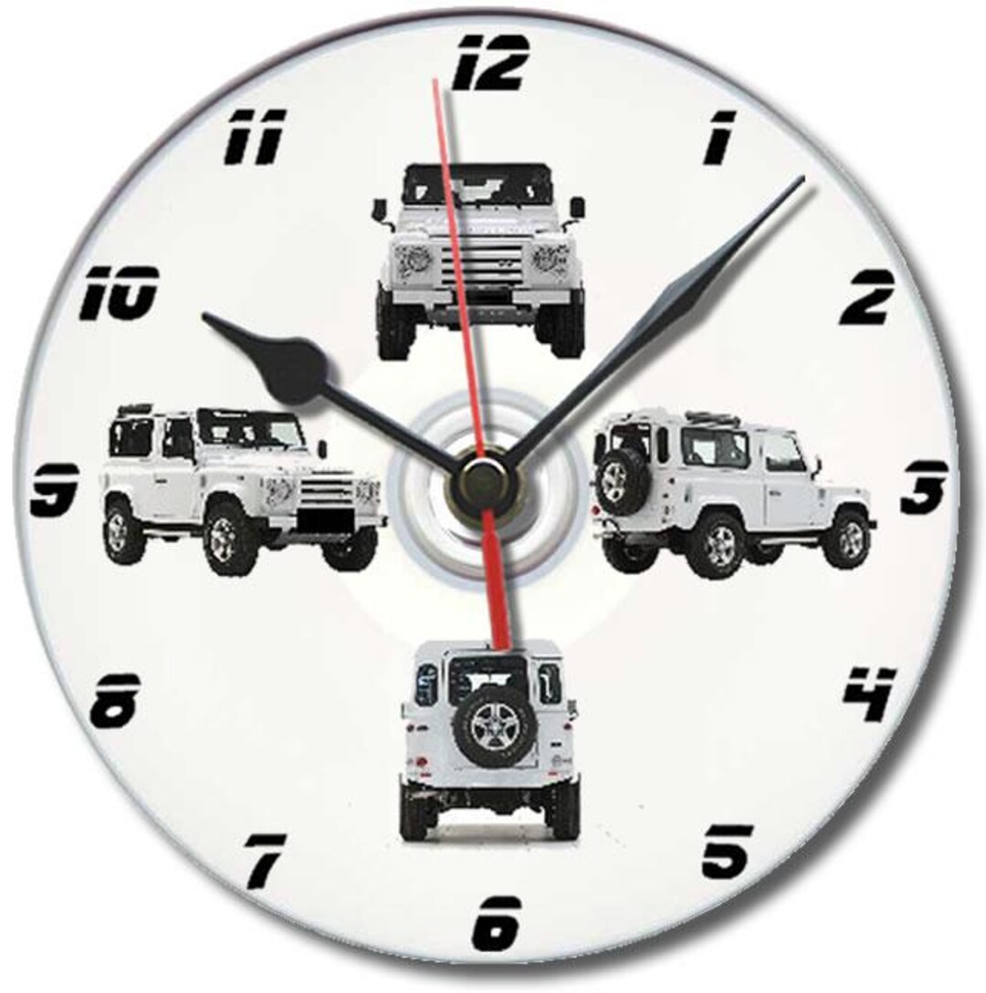 Land Rover Defender Dvd Clock Christmas Gift Idea, Can Be Personalised ...