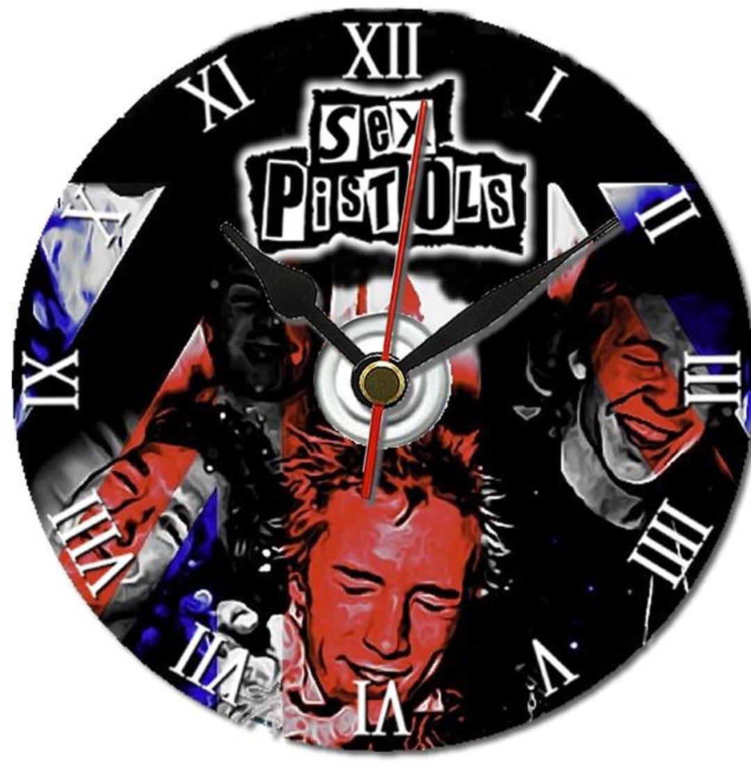 The Sex Pistols Dvd Clock, Unusual Punk Gift Idea. Can Be Personalised ...
