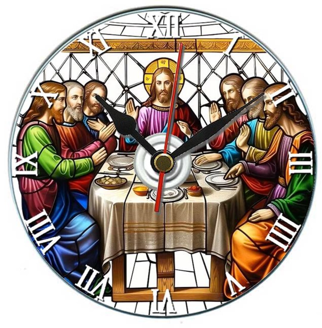 The Last Supper Gift Cd Desk Clock and Stand - Can Be Personalised - Etsy