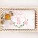 Monogram Crib Sheet, Grandmillennial Monogram, Personalized Crib Sheet ...