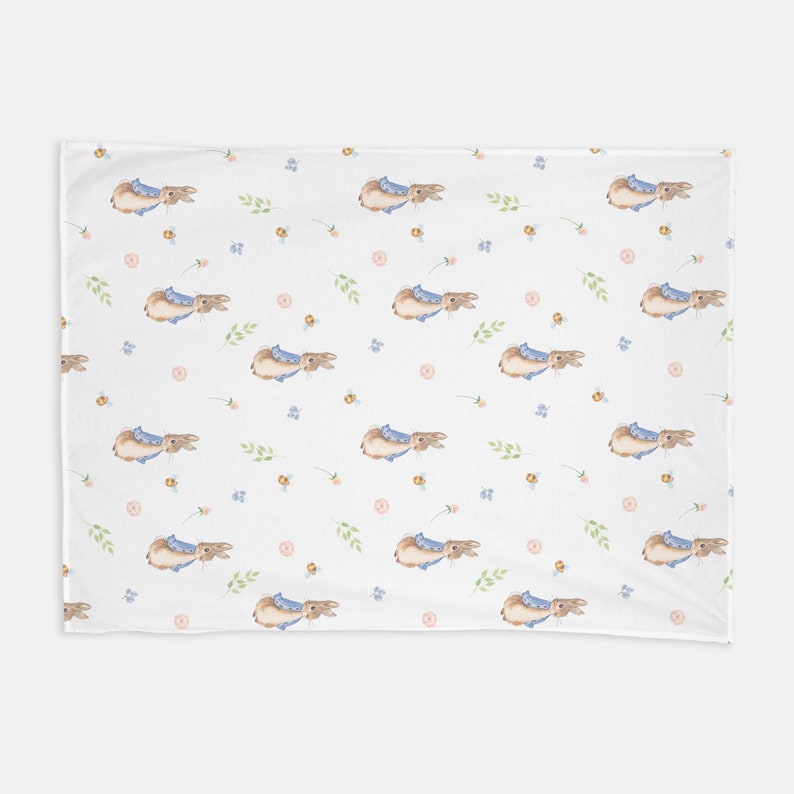 Peter Rabbit Swaddle Blanket Baby Swaddle Blanket, Soft Newborn Swaddle ...