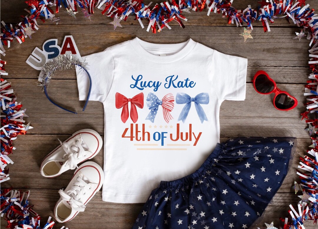 Personalized 4th of July Tee, 4th of July Shirt, Memorial Day Shirt ...