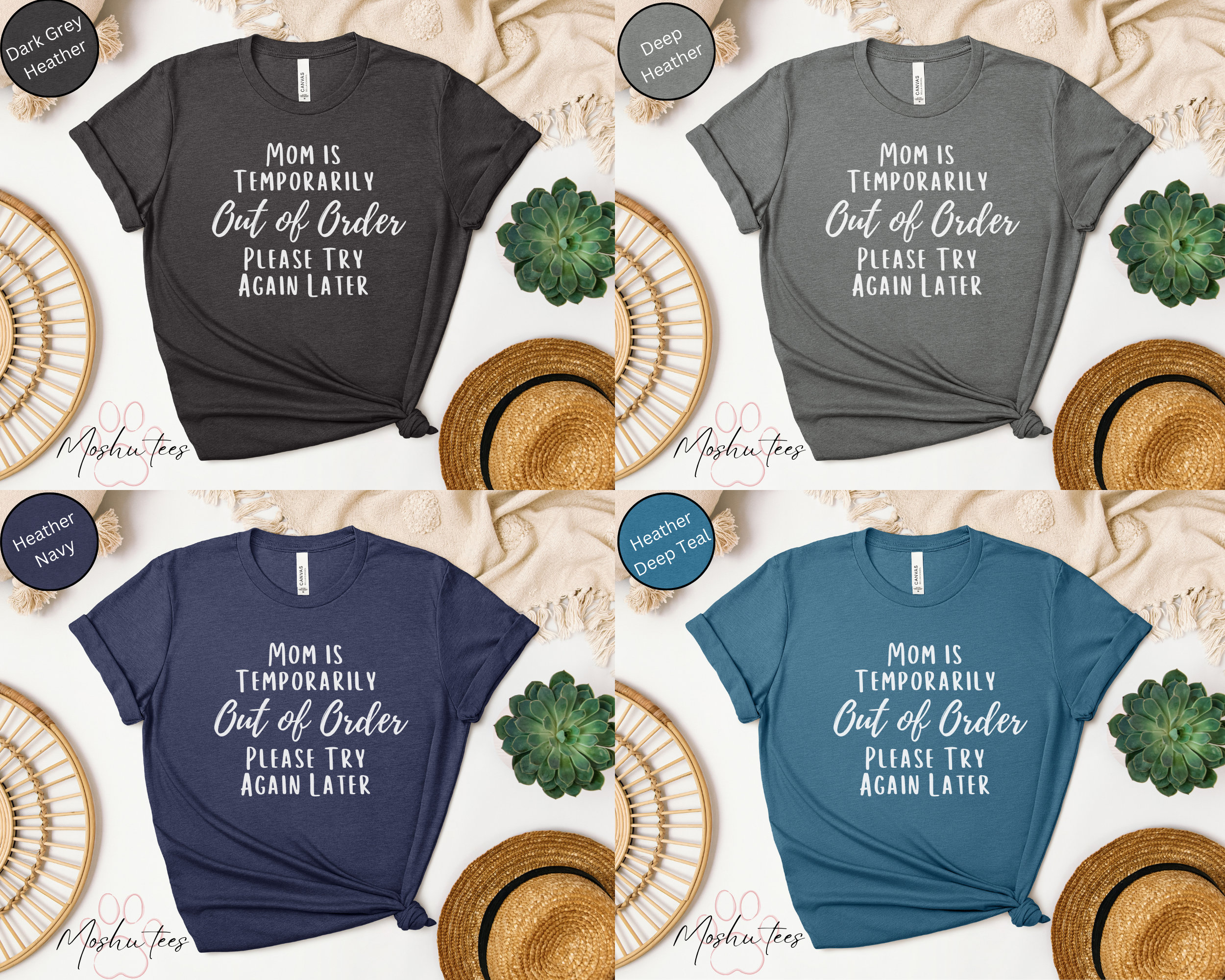 Mom is Temporarily Out of Order Shirt, Funny Shirt, Sassy Tee, Smartass ...