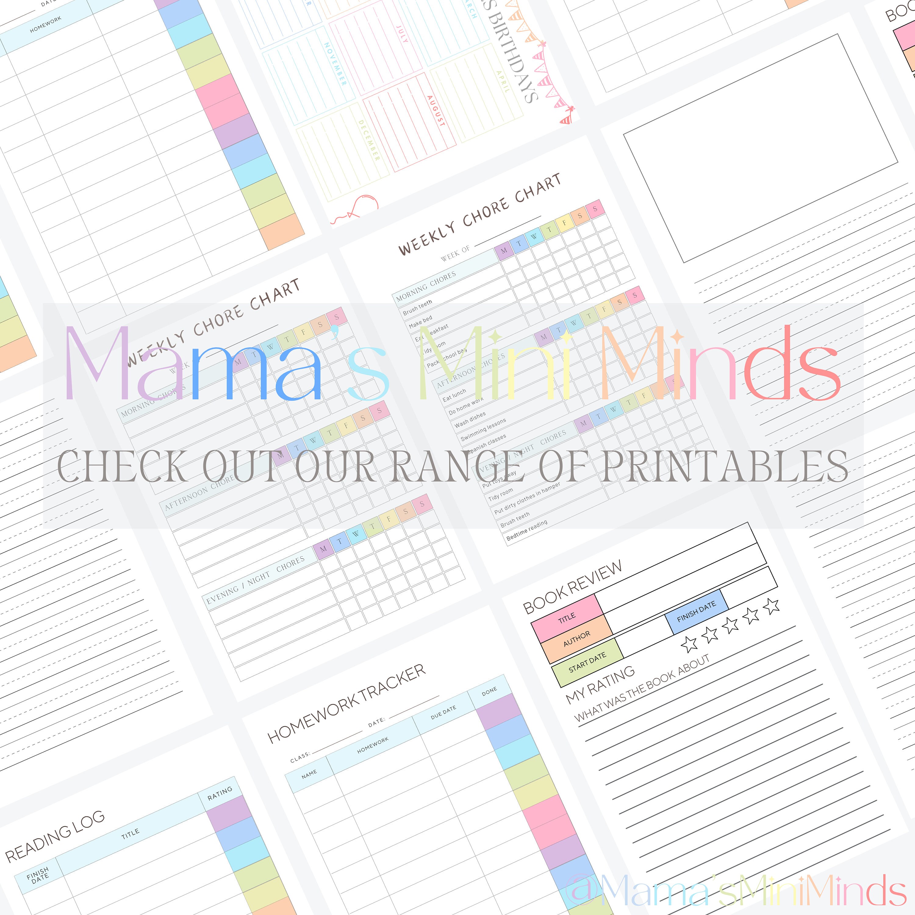 Printable Story Telling Paper Practice Handwriting Learning at Home ...