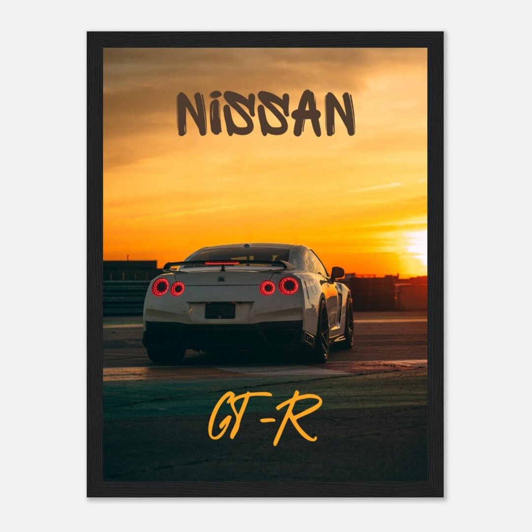 Car Poster, Nissan Poster Premium Matte Paper Wooden Framed Poster - Etsy