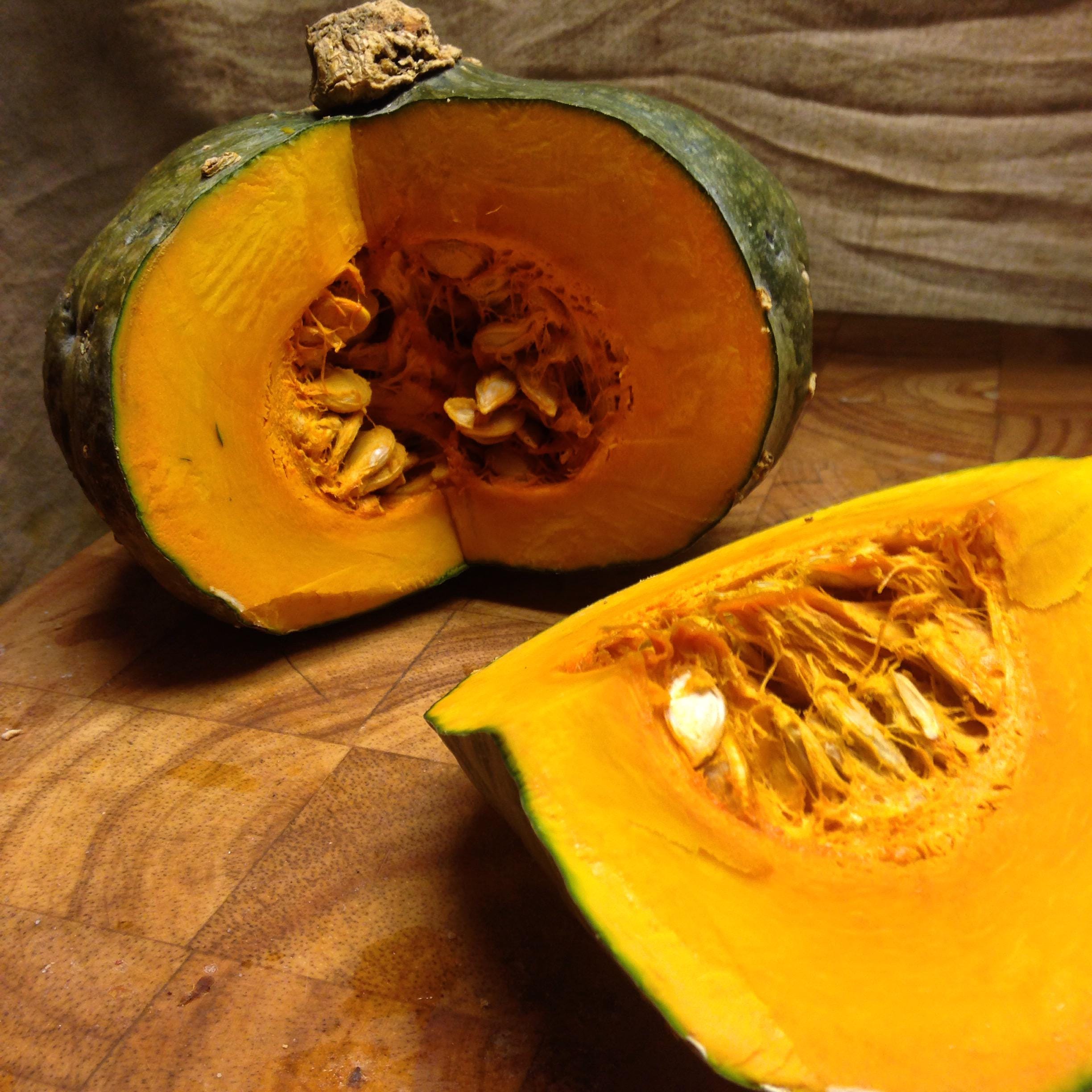 10 Joumou Haitian Squash Seeds, Cucurbita Moschata, Calabaza, Caribbean ...