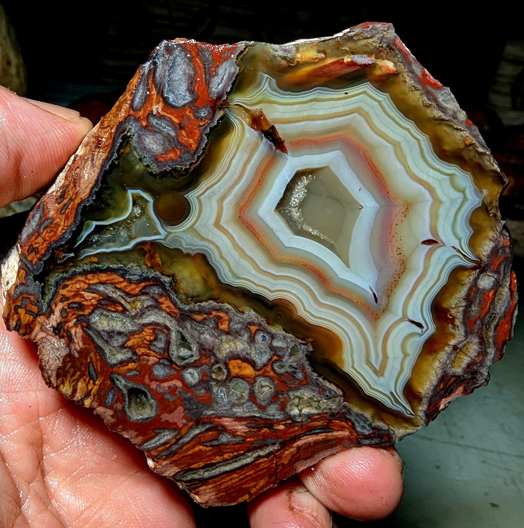 Rhyolite Agate 1 Pair Cubuk Ankara Turkey /not Polished - Etsy
