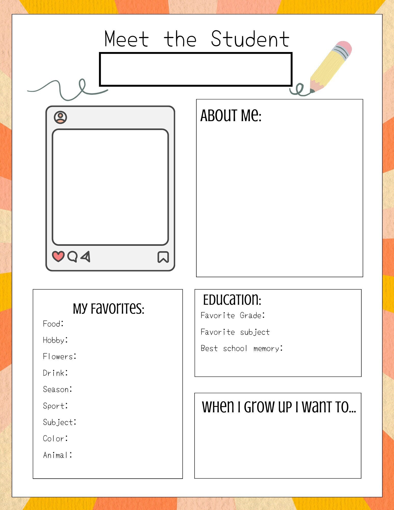 Meet the Student - Etsy