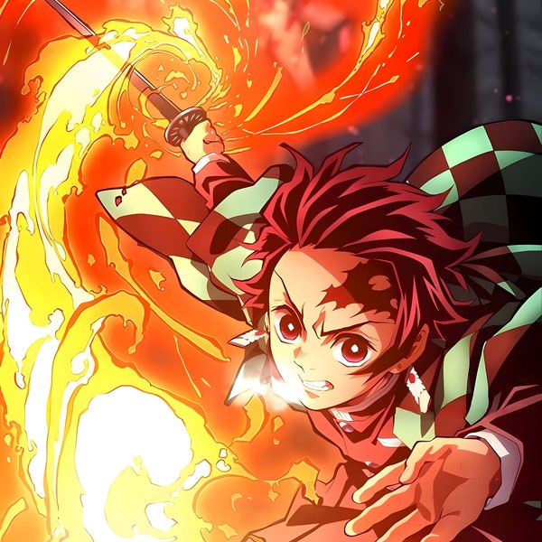 Metal Demon Slayer Poster - Etsy