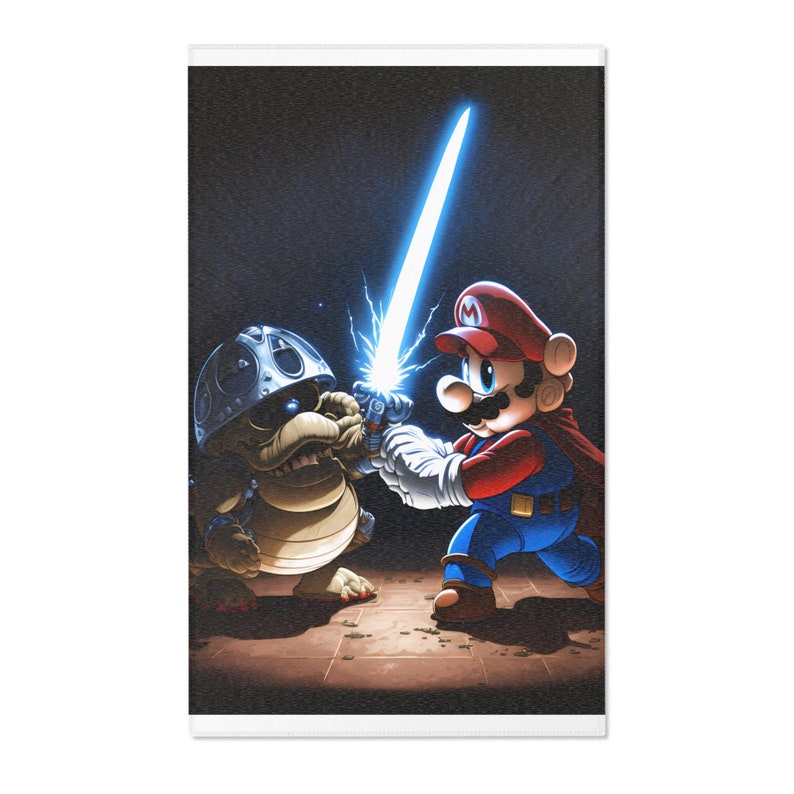 Star Wars Mario Carpet Kids Room - Etsy