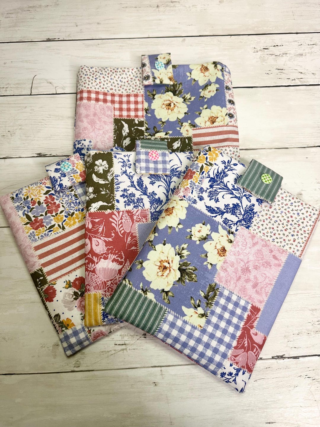 Quilt Pattern Book Sleeve: Padded Kindle Cover, Custom Size Available ...