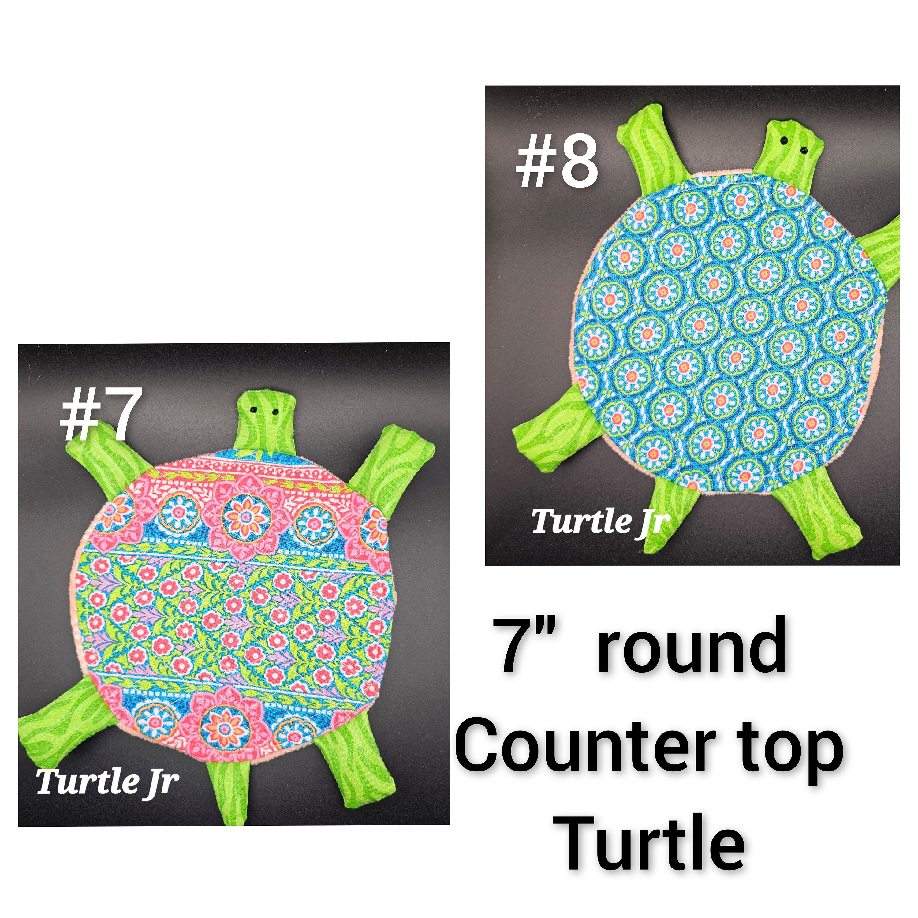 Turtle Floor Foot Mop Turtle Wash Cloth Countertop Turtle Handmade ...