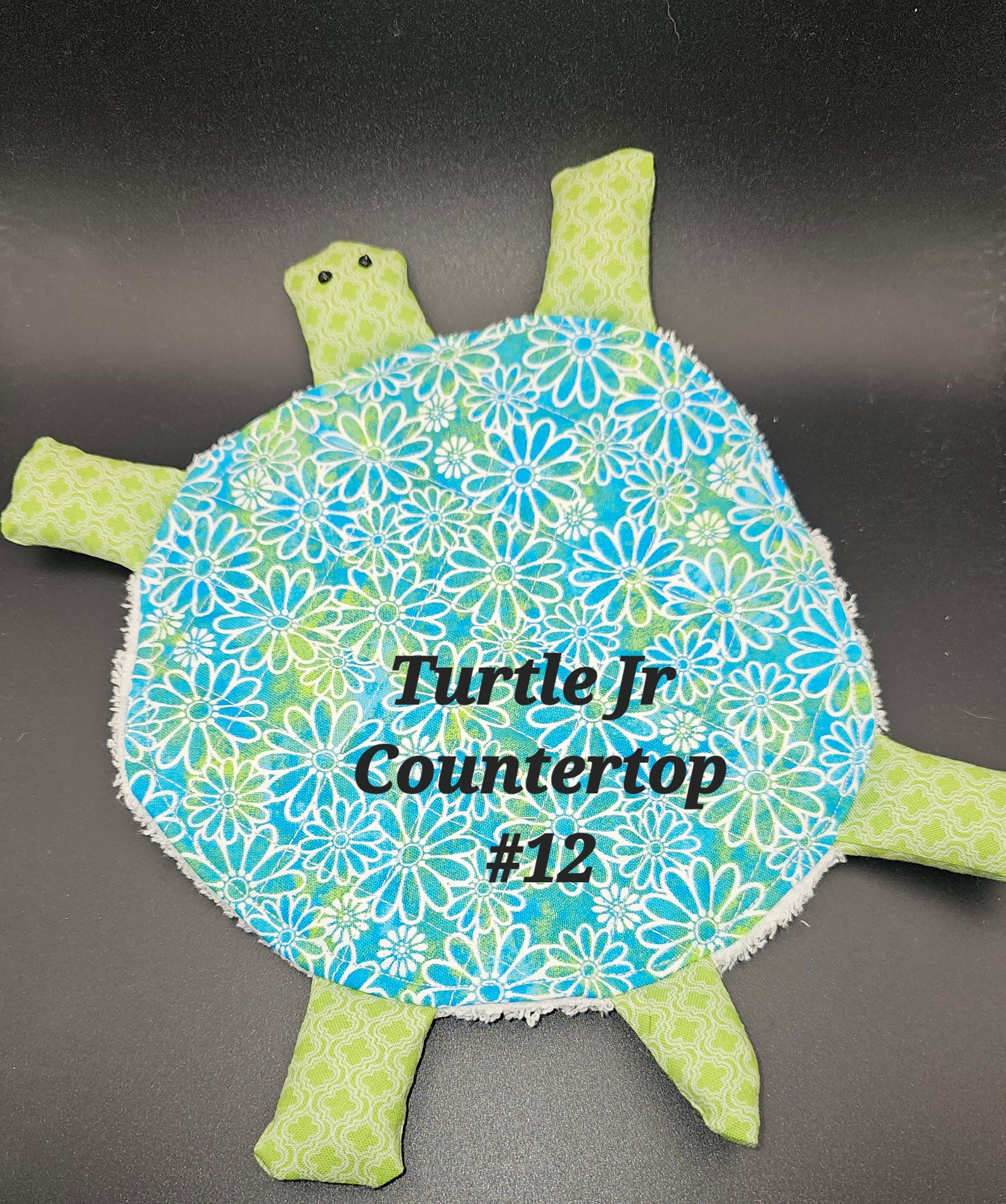 Turtle Floor Foot Mop Turtle Wash Cloth Countertop Turtle Handmade Turtle for Drops and Spills ...