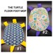 Turtle Floor Foot Mop Turtle Wash Cloth Countertop Turtle Handmade ...