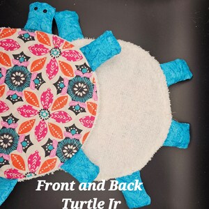 Turtle Floor Foot Mop Turtle Wash Cloth Countertop Turtle Handmade Turtle for Drops and Spills ...