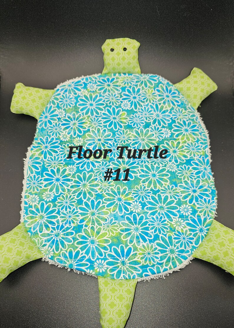 Turtle Floor Foot Mop Turtle Wash Cloth Countertop Turtle Handmade Turtle for Drops and Spills ...