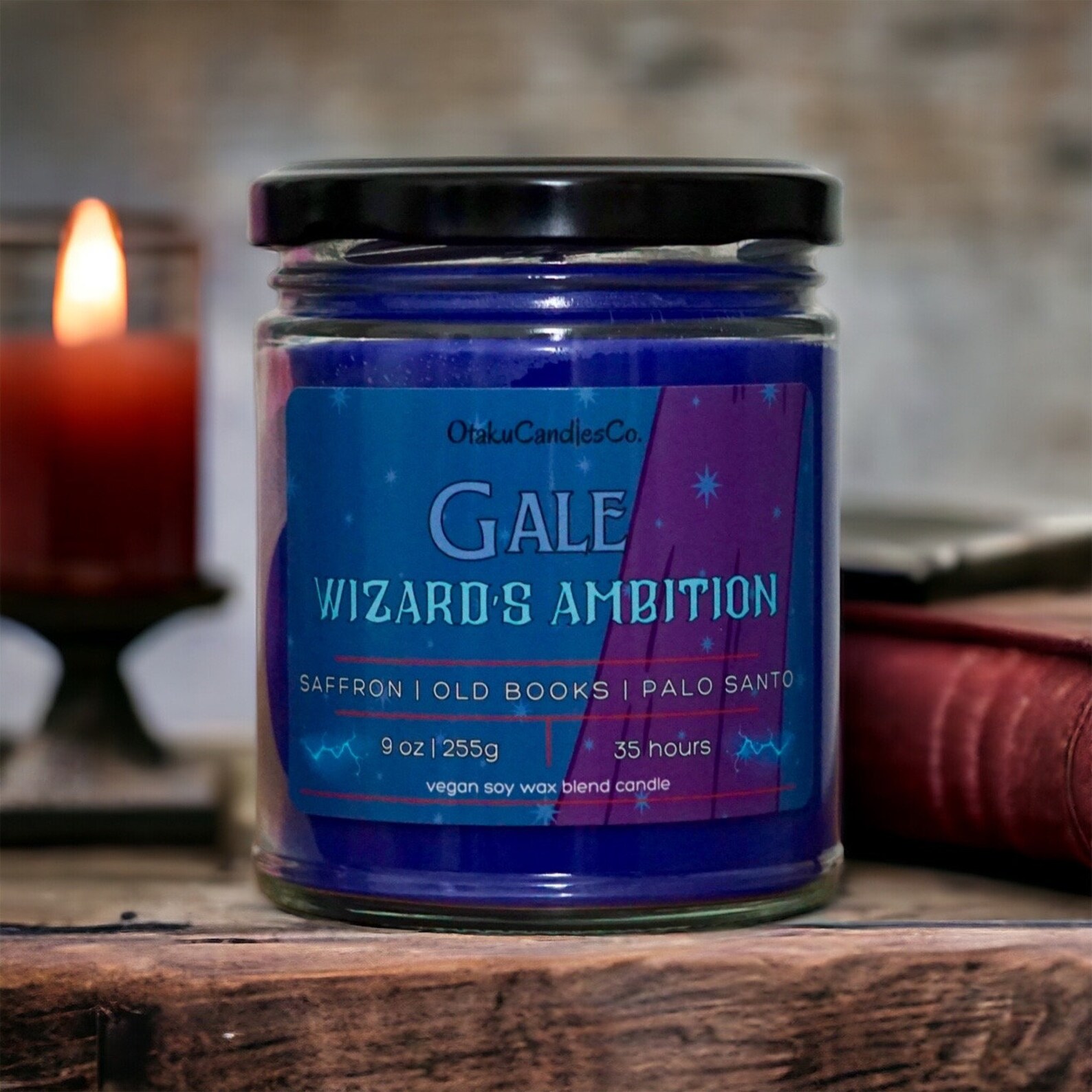 Gale wizard's Ambition Candle Gaming BG3 Candle Old Books and Saffron 9 ...