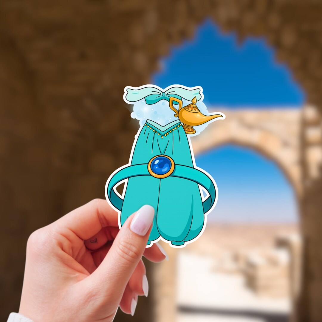 Princess Jasmine Sticker | Aladdin Waterproof Vinyl Stickers | Disney ...