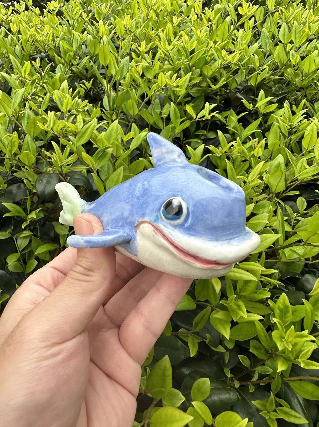 Cute Dolphin Ceramic Girl Bowl, Dolphin Pipe, Pipe From the Sea ...