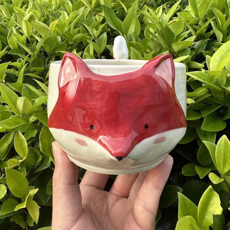 Ceramic Fox - Etsy