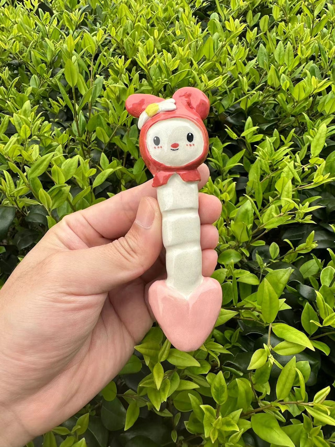 Cute Cats Ceramic Girl Bowl, Cat Pipe, Red Cat Pipe, Artistic Lady Pipe ...