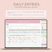 Mood Tracker for Google Sheets | Daily Mood Journal Spreadsheet ...