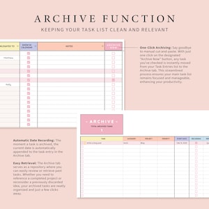 Task Tracker Google Sheets Spreadsheet | Digital To-do List Planner ...
