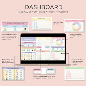 Mood Tracker for Google Sheets | Daily Mood Journal Spreadsheet ...