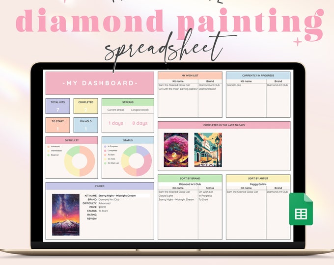 Diamond Art Journal - Etsy