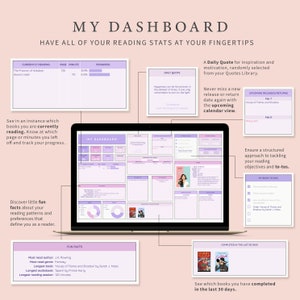 Book Tracker Spreadsheet for Google Sheets, Reading Journal Book Shelf ...