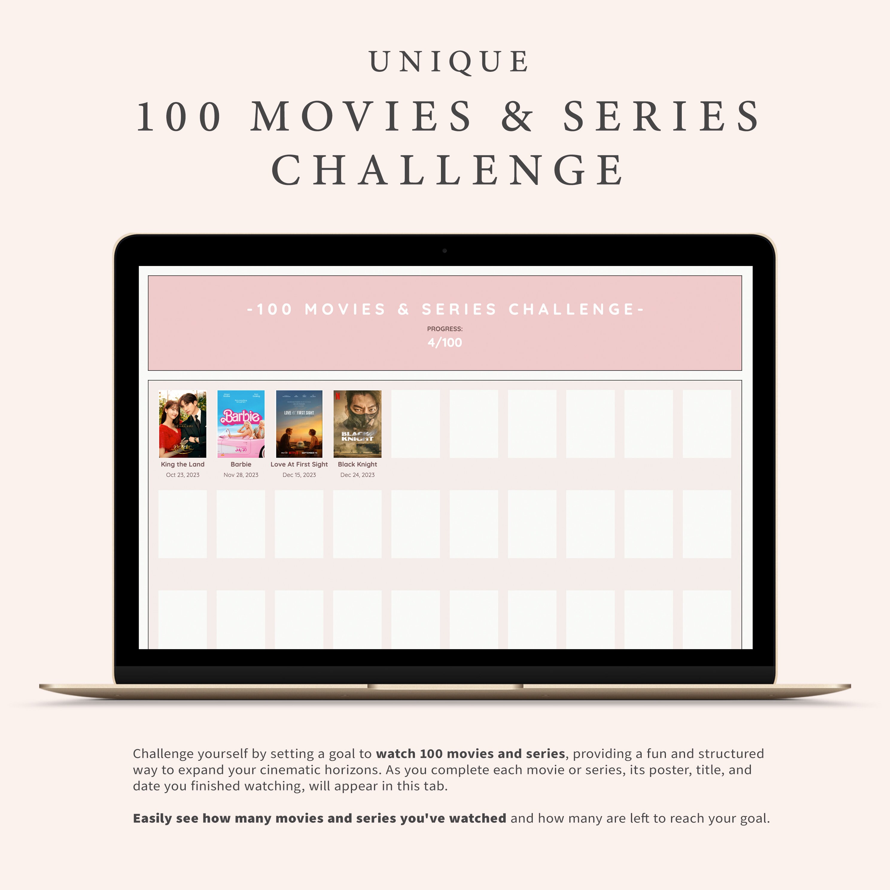 Movies and Series Tracker TV Show Spreadsheet Movie Tracker for Videos ...