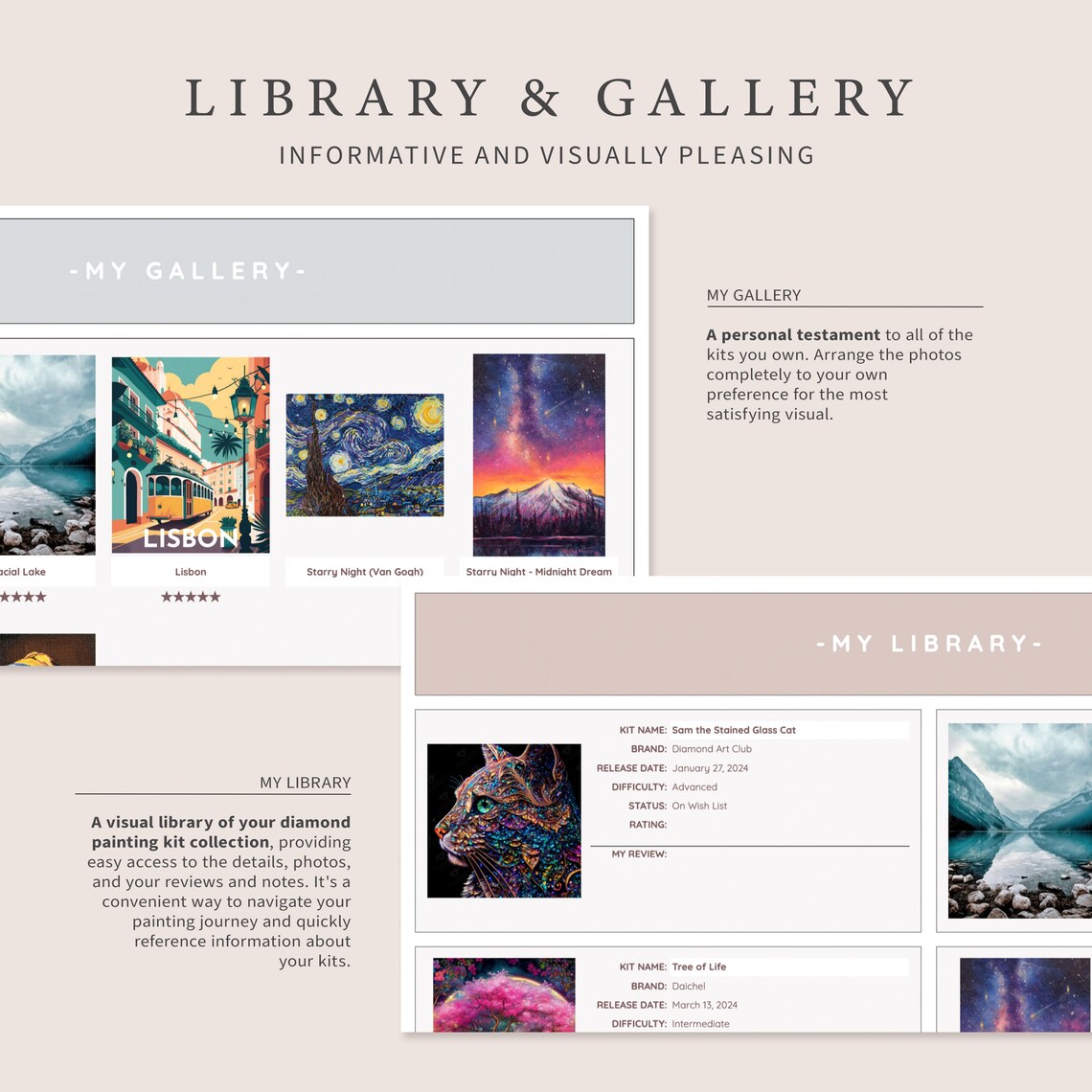 Diamond Painting Log Book Google Sheets | Diamond Painting Logbook ...