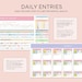 Mood Tracker for Google Sheets | Daily Mood Journal Spreadsheet ...