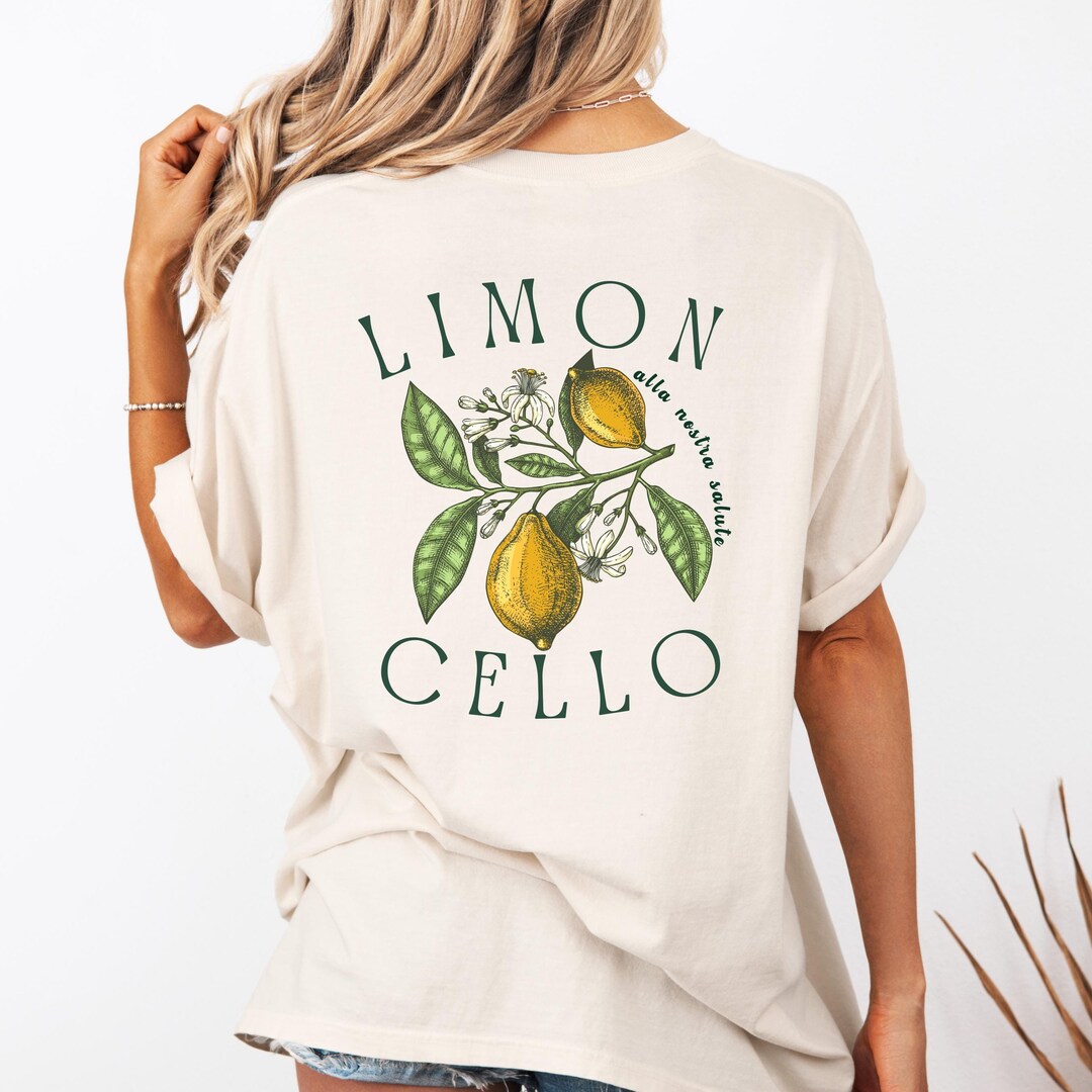 Limon Cello Italy Shirt, Italian Graphic Tee, Lemon Shirt, Vintage ...