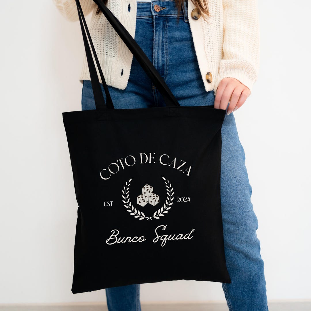 Custom Bunco Club Bag, Bunco Group Gift, Bunco Team Gift, Personalized ...