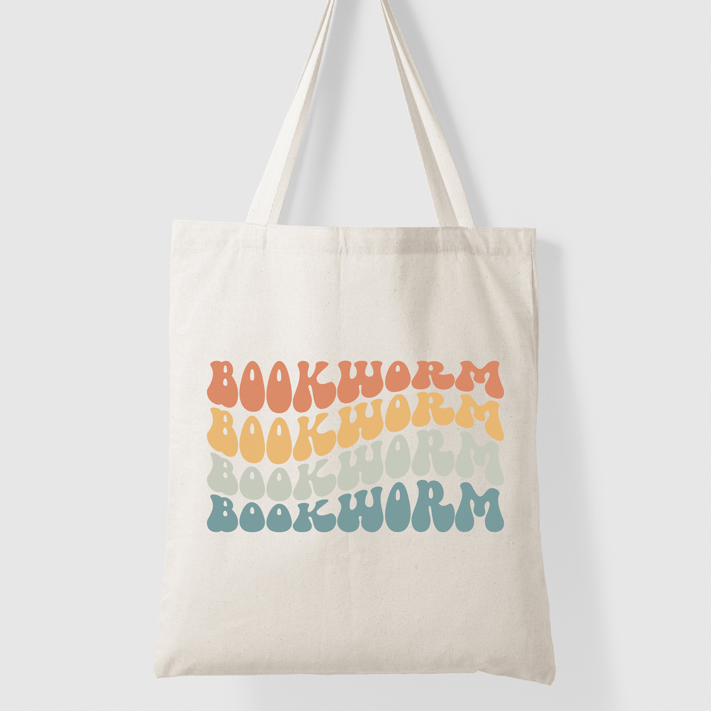 Bookworm Tote Back, Cute Book Bag, Librarian Tote, Book Lover Gift ...