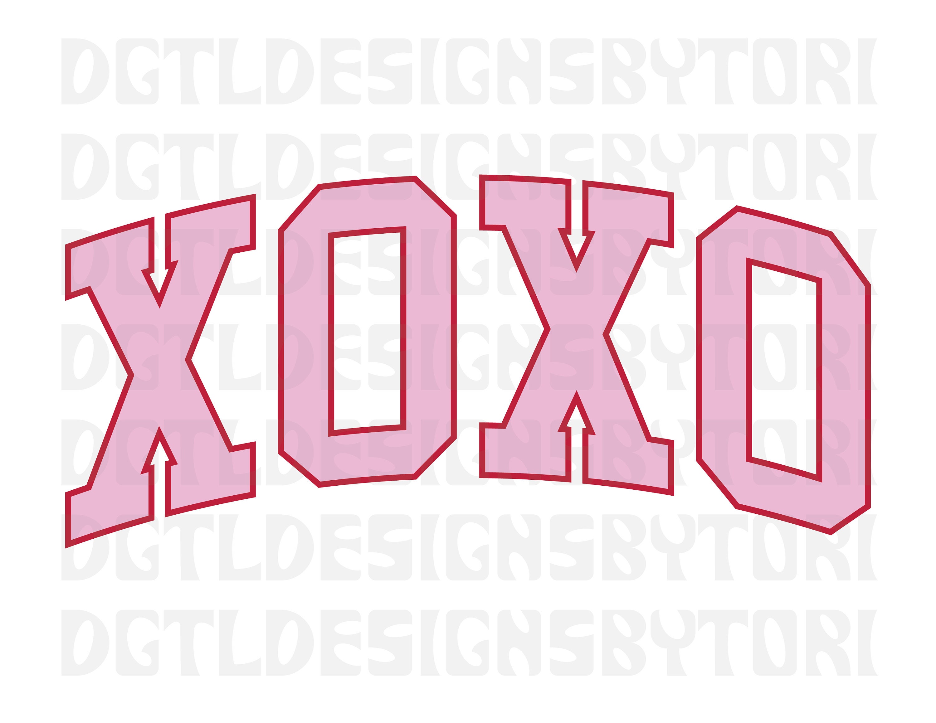 Xoxo | Instant Download | PNG and SVG Files | Valentine's Day - Etsy