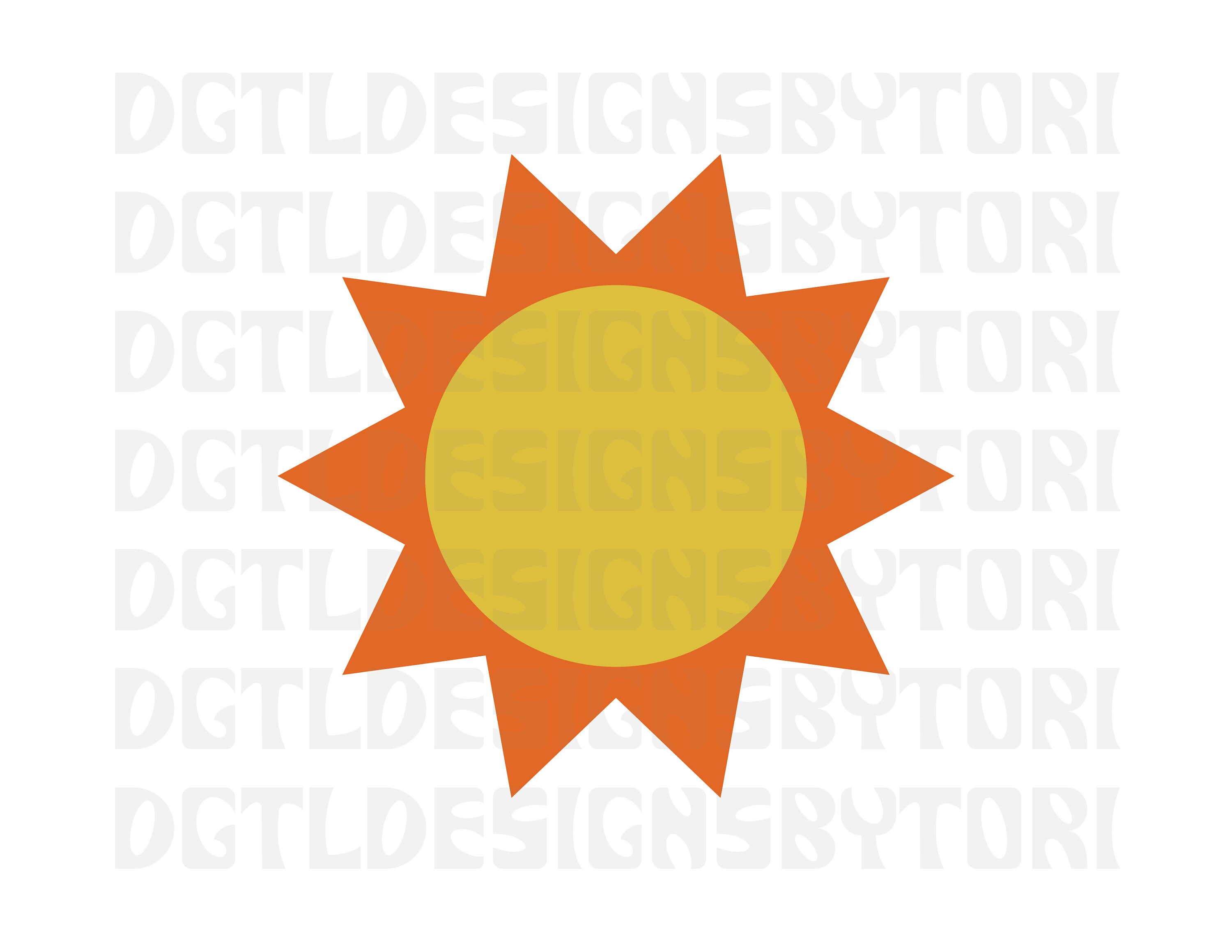 Sun | Instant Download | PNG and SVG Files | Clipart - Etsy