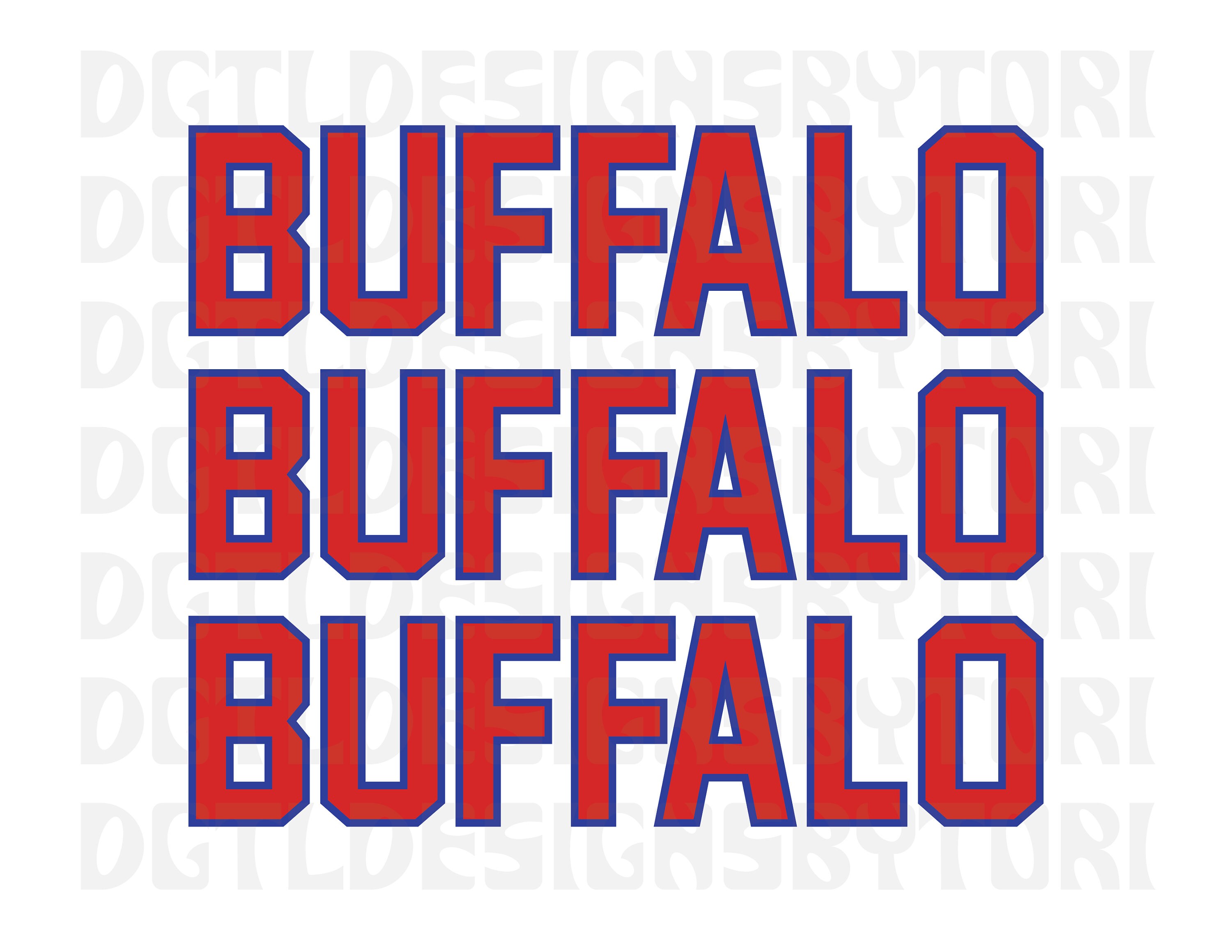 Buffalo Instant Download PNG and SVG Files Football New York - Etsy