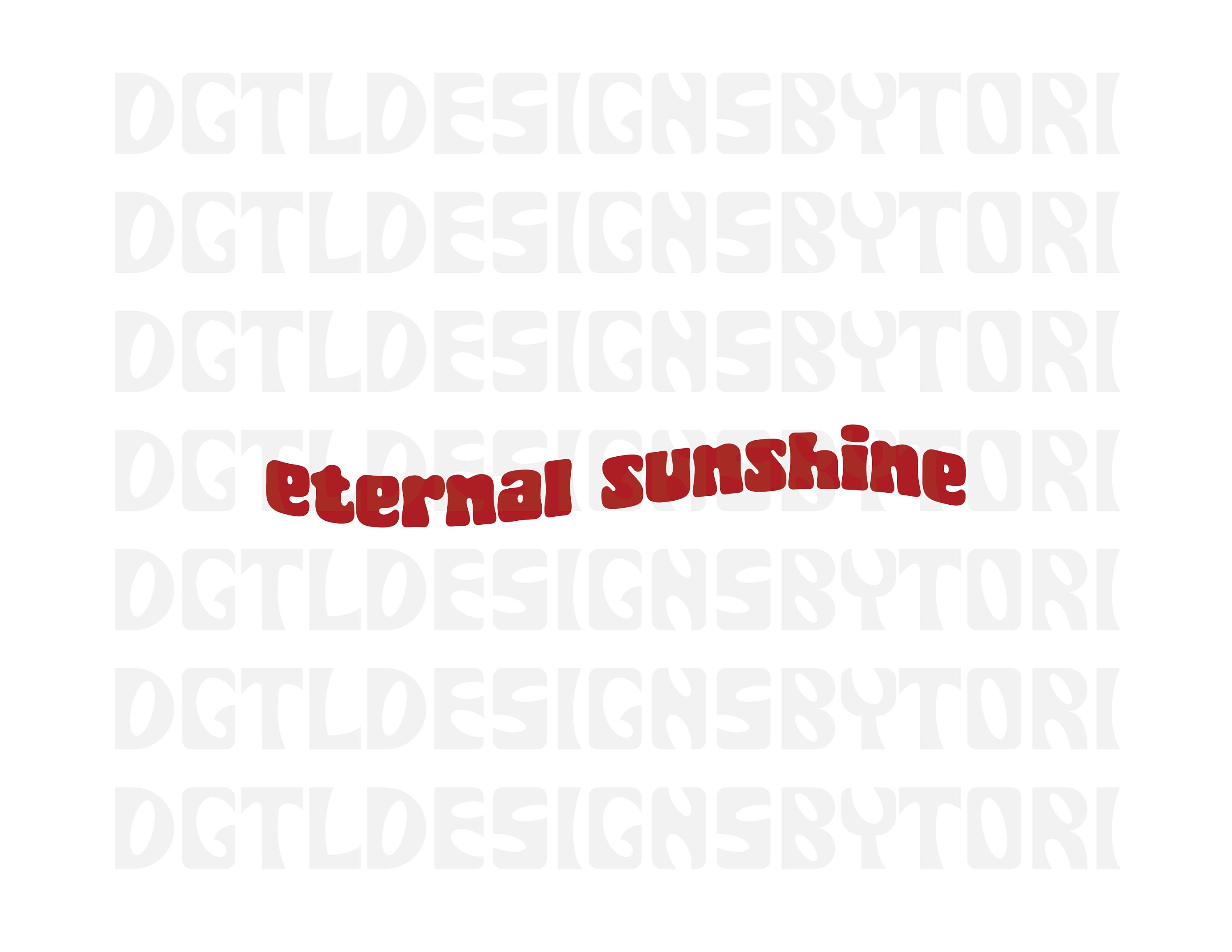 Eternal Sunshine | Instant Download | PNG and SVG Files | Ariana | Red ...