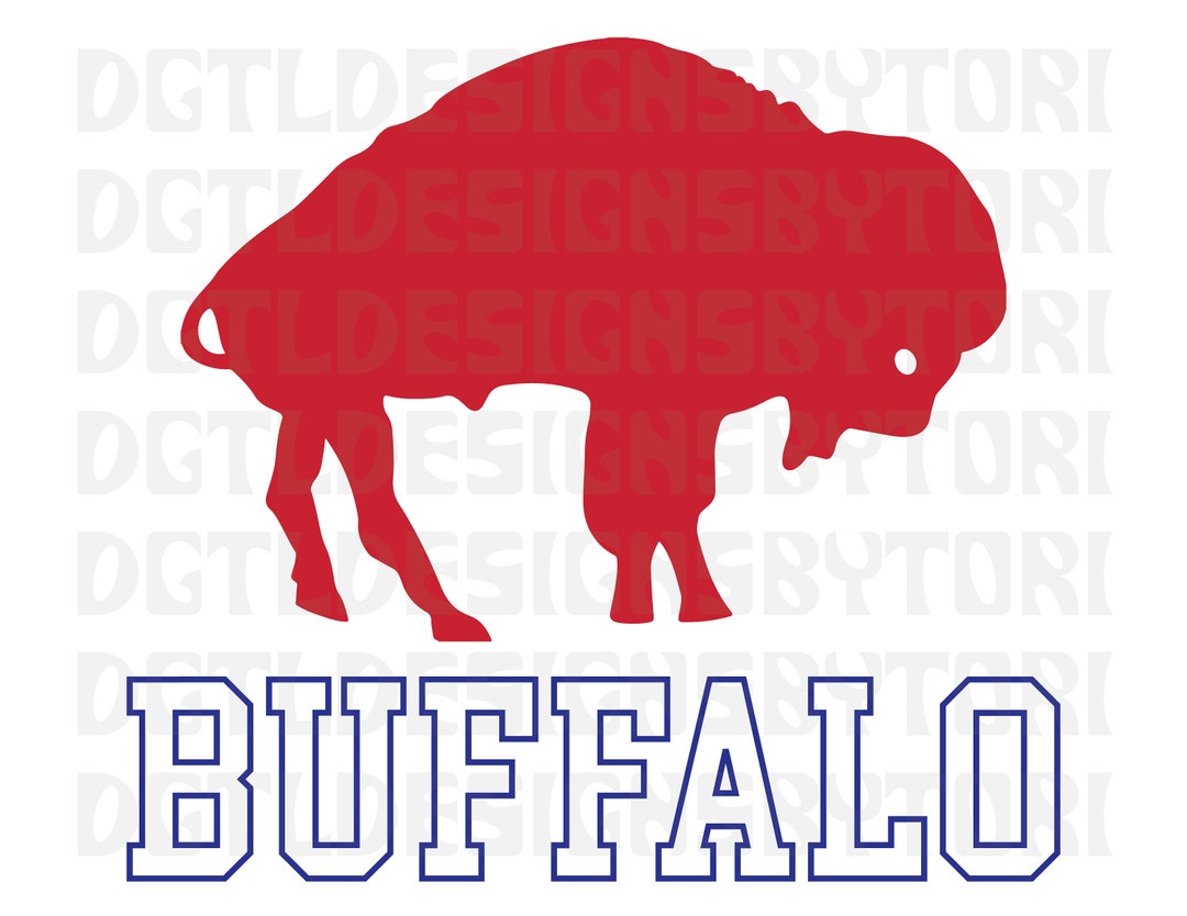 Buffalo Text Outline | Instant Download | PNG and SVG Files | New York ...