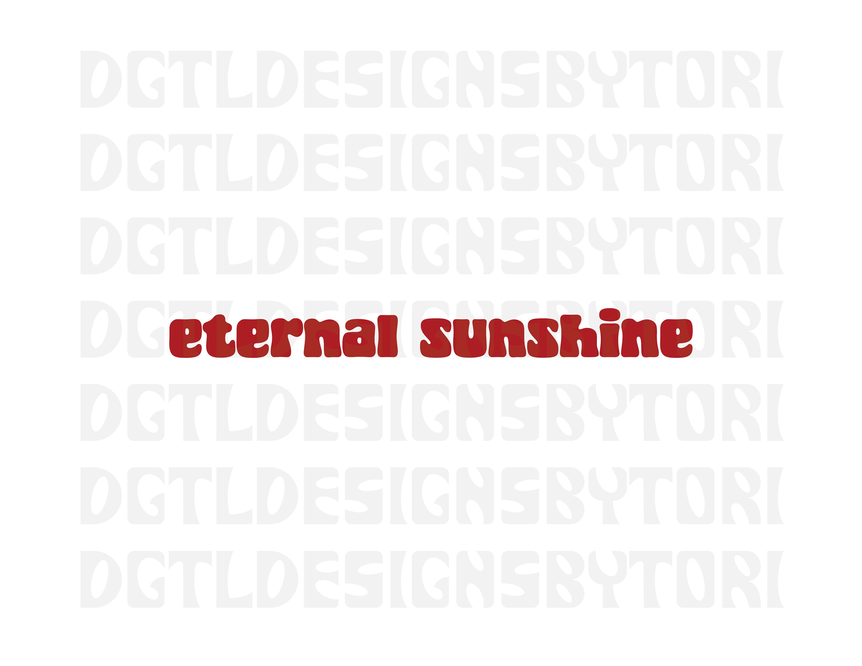Eternal Sunshine | Instant Download | PNG and SVG Files | Ariana | Red ...
