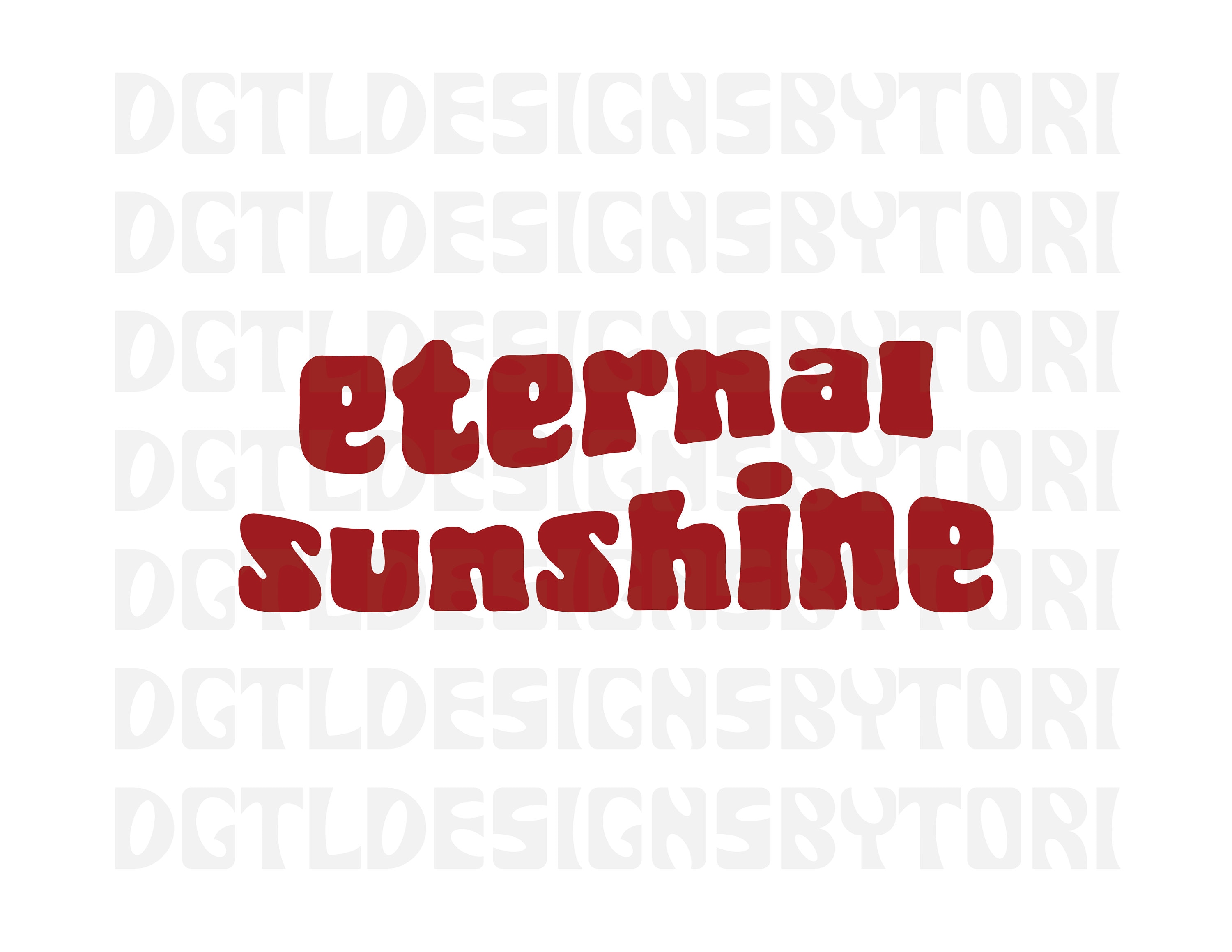 Eternal Sunshine | Instant Download | PNG and SVG Files | Ariana - Etsy