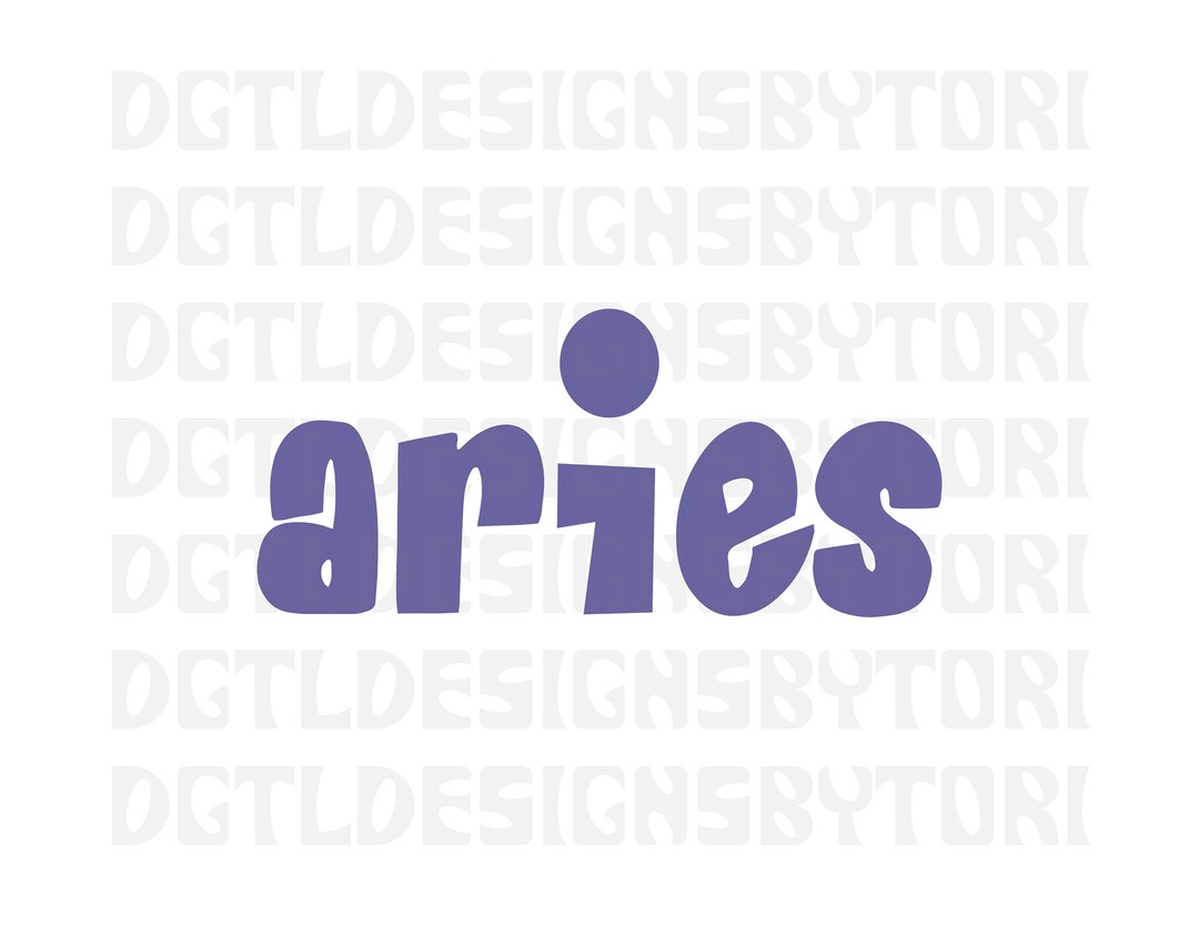 Aries Instant Download PNG and SVG Files Zodiac Sign Astrology - Etsy