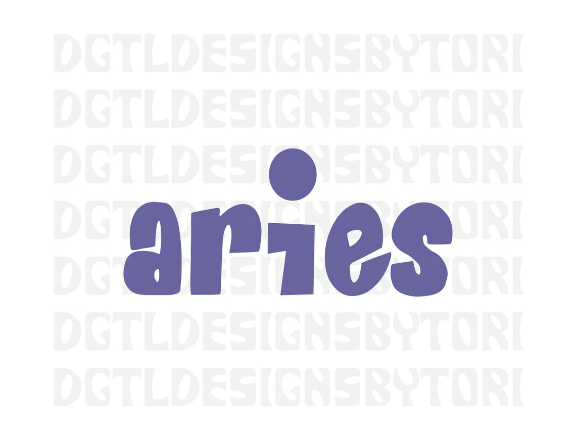 Aries | Instant Download | PNG and SVG Files | Zodiac Sign | Astrology ...