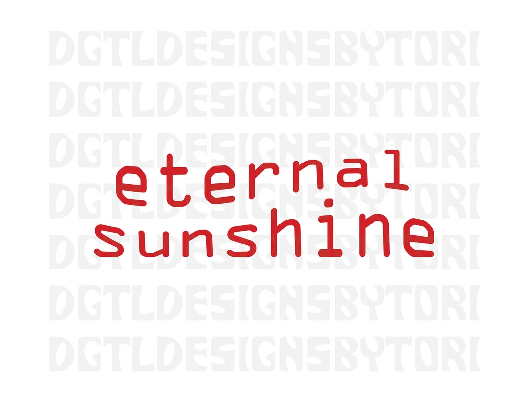Eternal Sunshine | Instant Download | PNG and SVG Files | Ariana | Wave ...