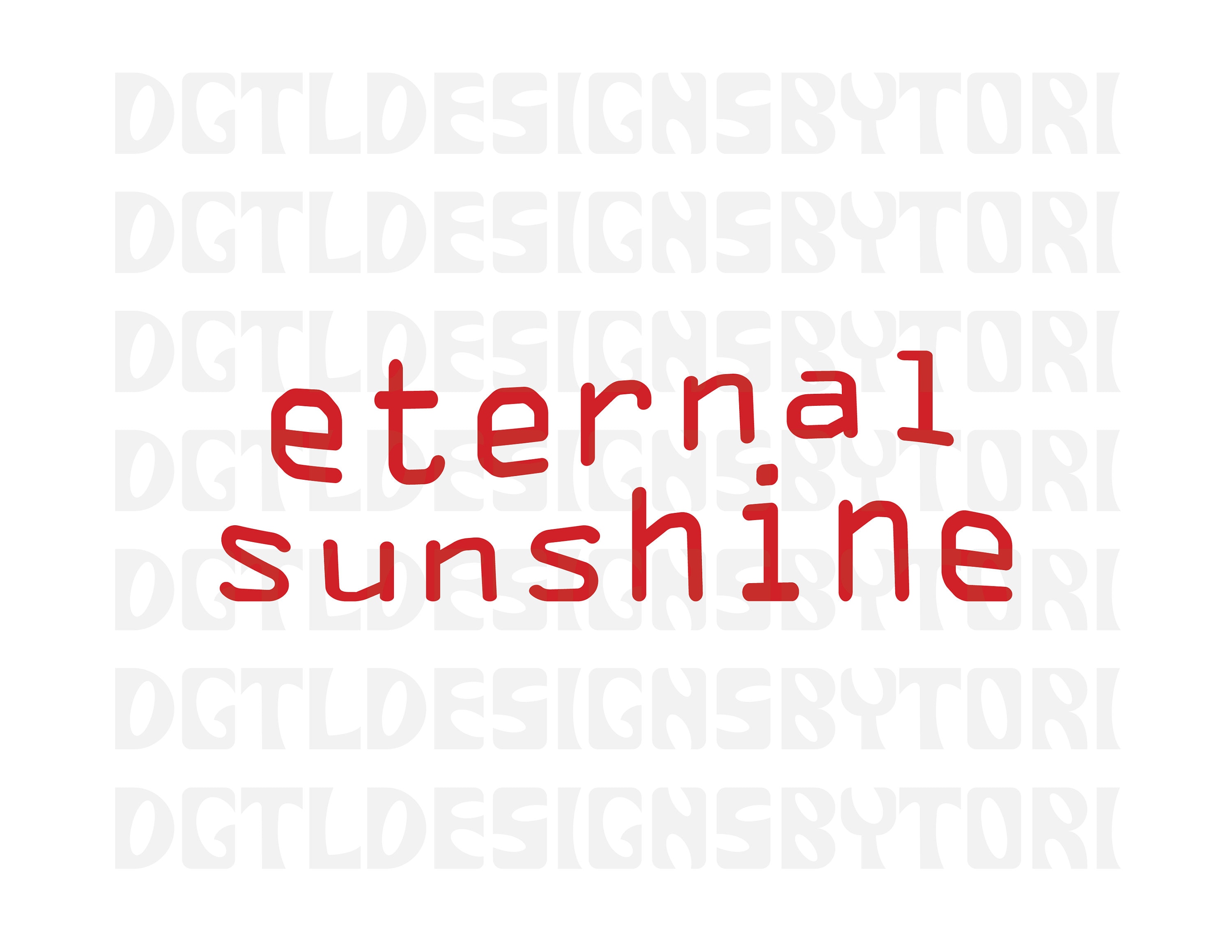 Eternal Sunshine | Instant Download | PNG and SVG Files | Ariana | Wave ...