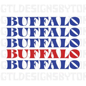 Buffalo | Instant Download | PNG and SVG Files | Football | New York - Etsy